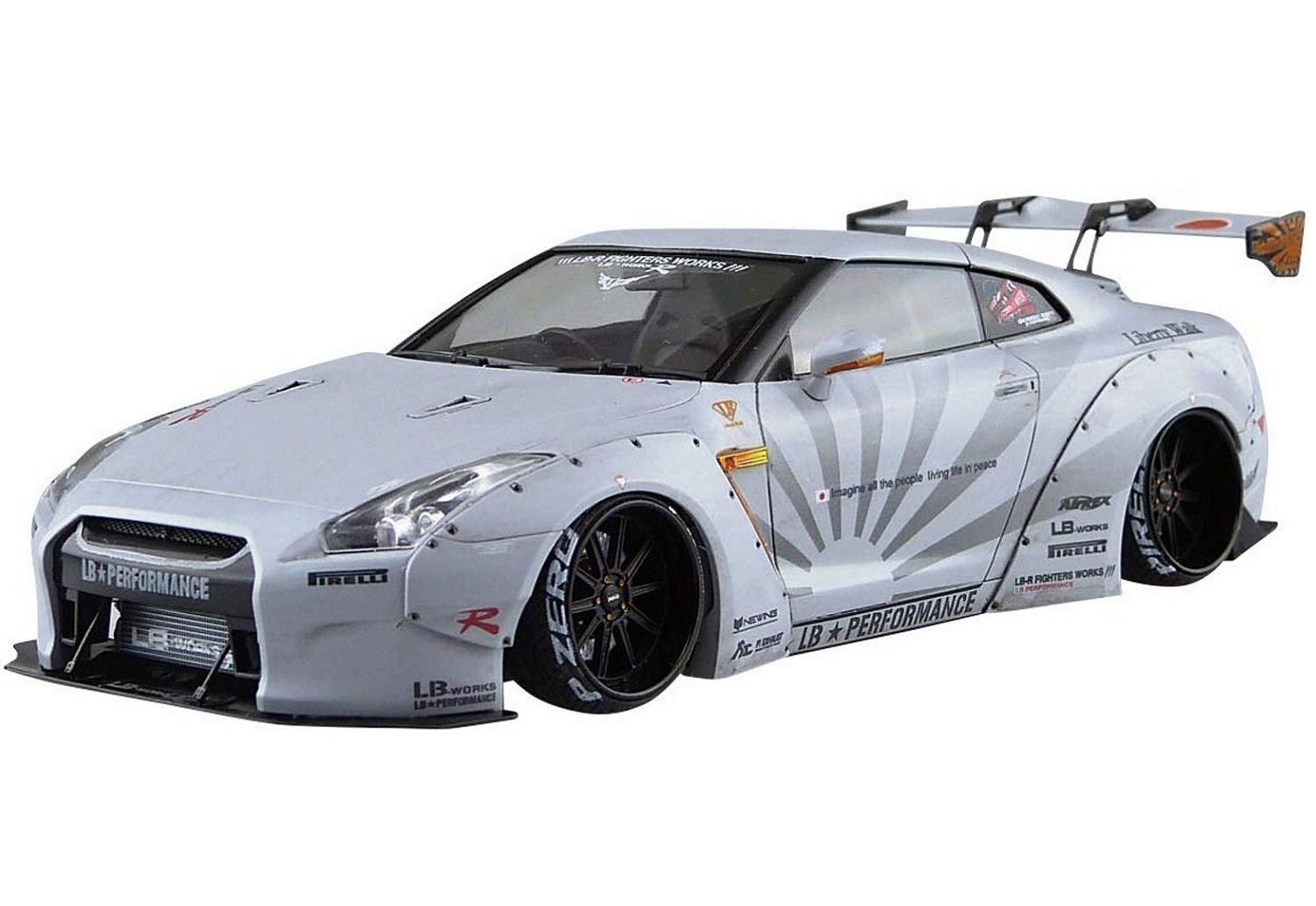 Mua Aoshima LB Works R35 GT-R (Ver. 2) 1:24 Scale Model Kit trên Amazon ...