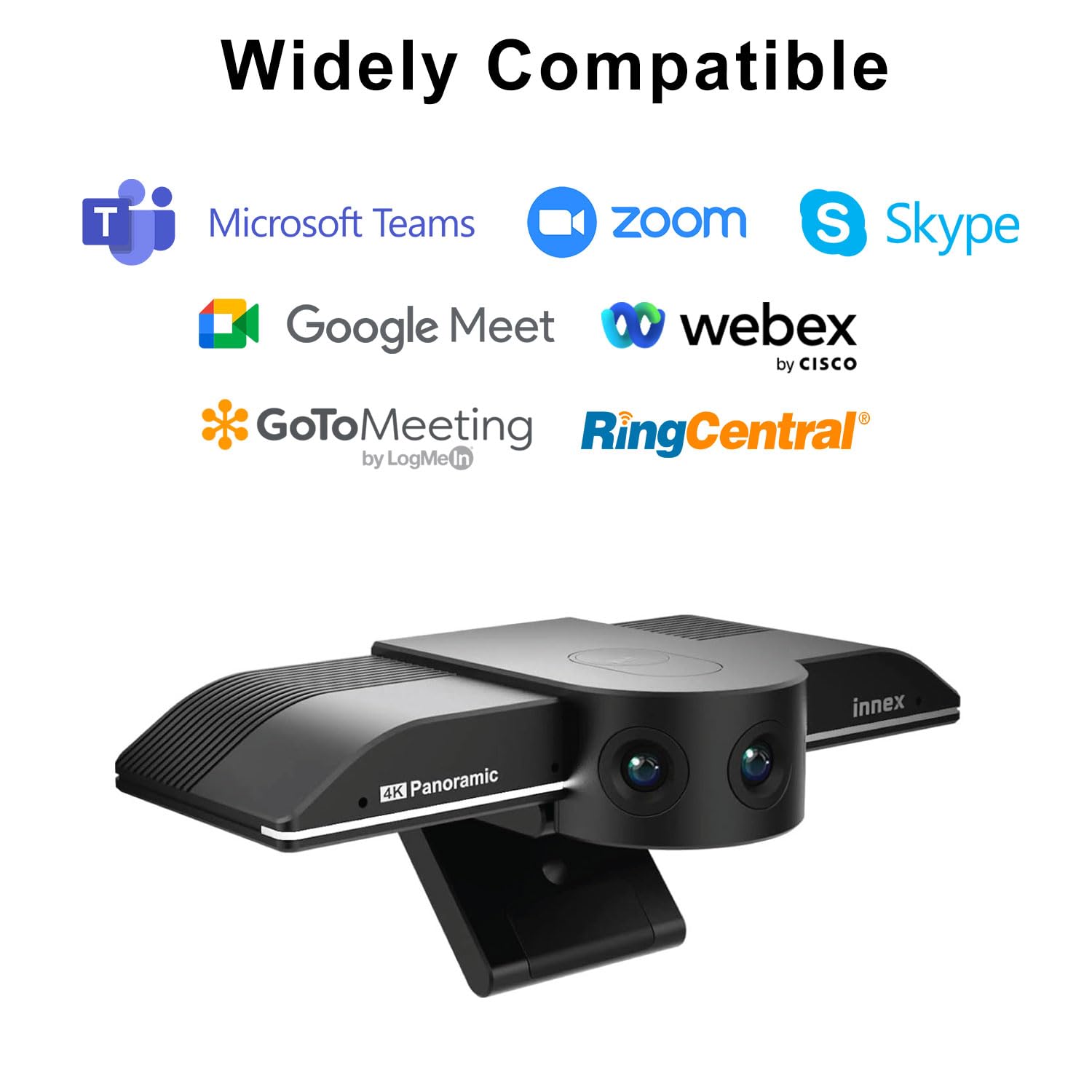 Mua Innex C830 180° Panoramic 4K Wide Angle Webcam with AI Facial ...