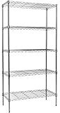 Amazon.com: Apollo Hardware Chrome 5-Shelf Wire Shelving 14"x24"x60 ...