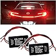 Amazon.com: 2PCS 6V-30V GS-100A LED Brake Light Flasher with Pre-Wired,Universal Pulsing Strobe ...