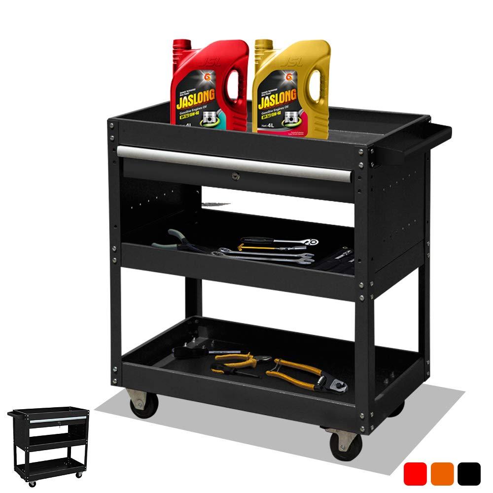Buy Big Tool Cart,Practical Trolley Tool Cart with Wheels and Drawers ...