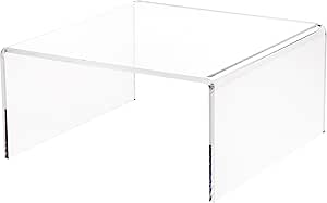 Amazon.com: Plymor Clear Acrylic Short Square Display Riser, 4.5" H x 9 ...