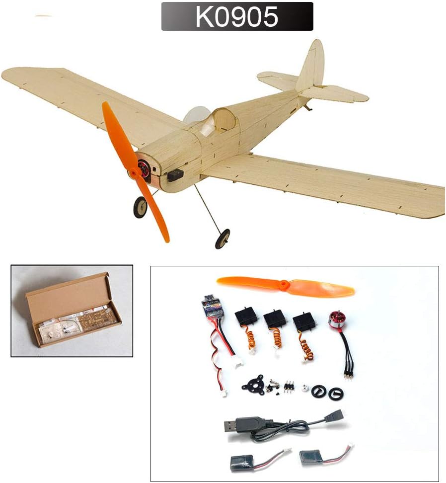 Amazon.com: Balsa Wood Airplane Kit Micro 3CH 460mm Spacewalker by DW ...