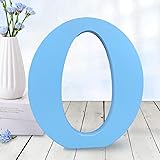 Amazon.com: AOCEAN 6 Inch Blue Wood Letters Unfinished Wood Letters for ...