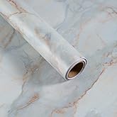 VaryPaper 15.7"x78.7" Glossy Marble Contact Paper for Countertops ...