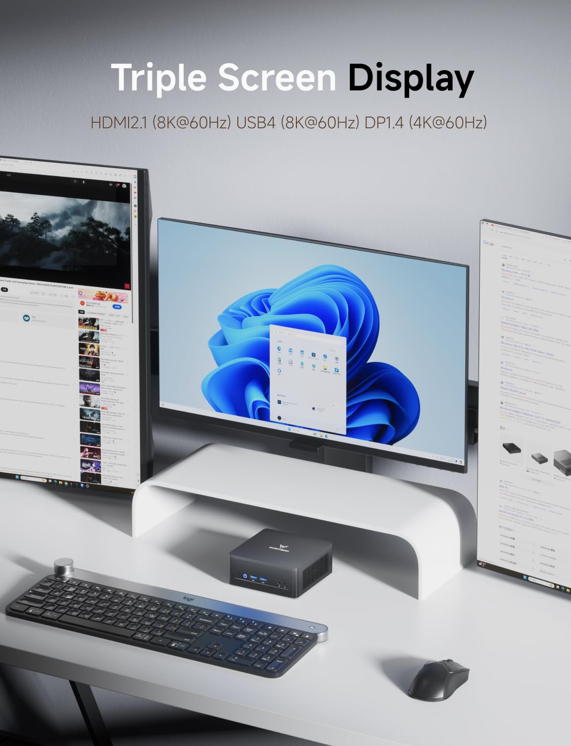 MINISFORUM DeskMini UM690 Slim Mini PC AMD Ryzen 9 6900HX Barebone ...