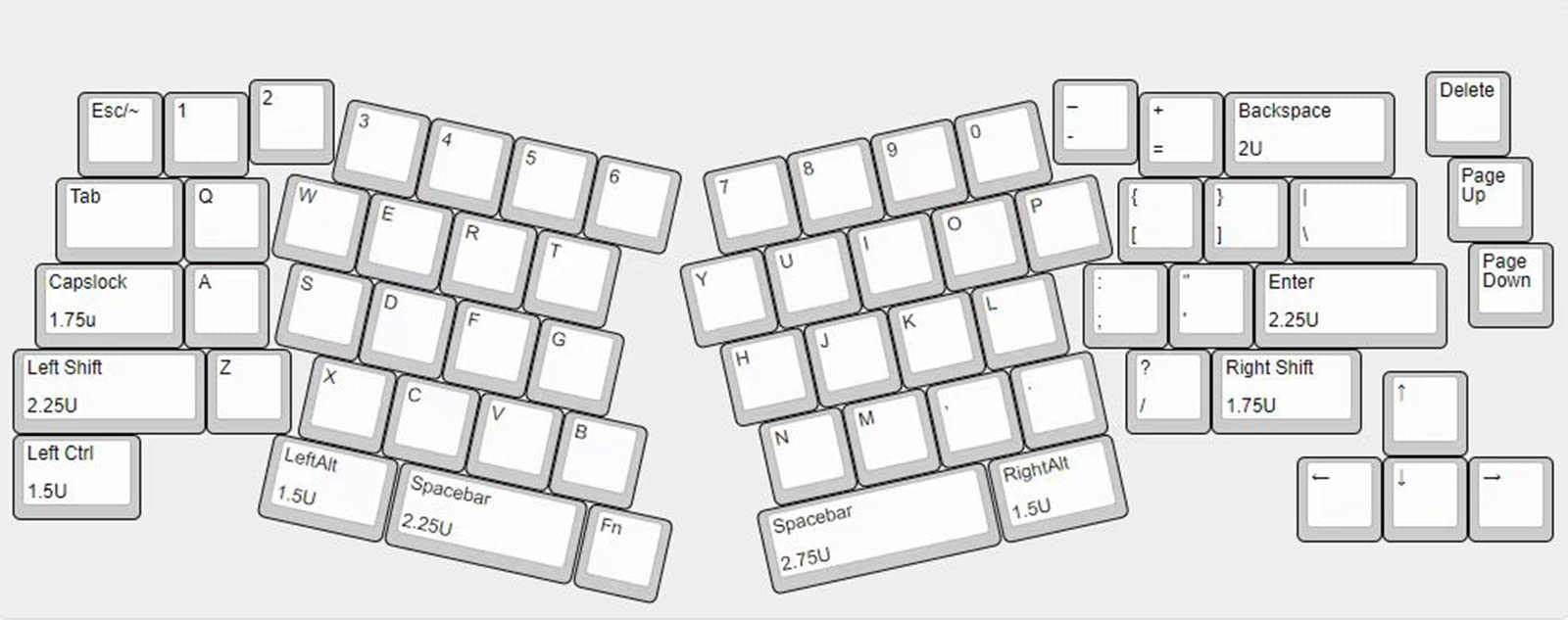Mua Hyekit Custom Gaming Keyboard - Alice Layout 66 Keys - Support QMK ...