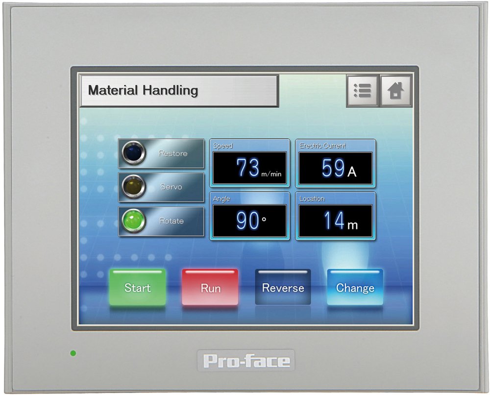 Pro-face: PFXGP4301TAD: GP-4301T: 5.7" TFT Color Touchscreen (Analog), QVGA, 2x Serial, Ethernet ...