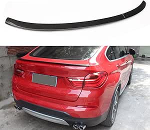 Amazon.com: Carbon fiber rear spoiler for BMW X4 F26 Performance style ...