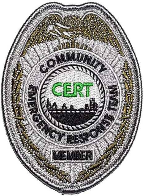 CERT Badge Patch Community Emergency Response Team FEMA United States ...