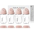 Amazon.com : Gulicola Natural Glass Baby Bottle 4 Pack, Newborn ...