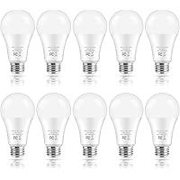 LED Light Bulbs, 100 Watt Equivalent A19 LED Bulbs, 13W 5000K Daylight White 1500 Lumens Non ...