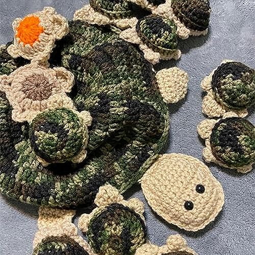 KAYZIU Turtle Memory Game Crochet Pattern, Turtle Crochet Memory Game ...