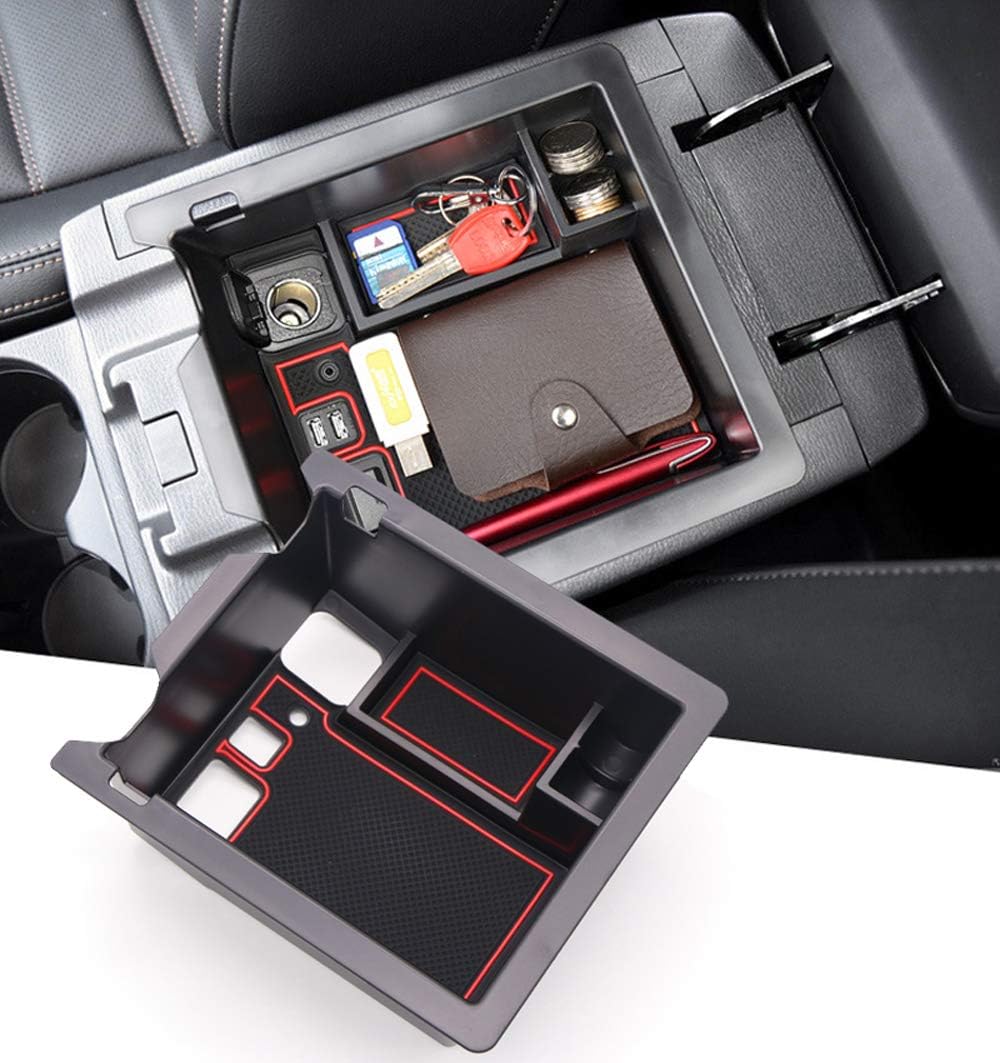 HIGH FLYING Car Center Armrest Console Glove Storage Box Tray Organizer ...
