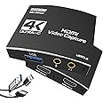 Amazon.com: Capture Card for Streaming, HDMI to USB3.0 1080P 60FPS ...