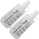 Amazon.com: CXWLJL 250ml Soft Flask Collapsible Water Bottle Running ...