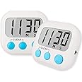 Amazon.com: 2 Pack Digital Kitchen Timer for Cooking Big Digits Loud ...
