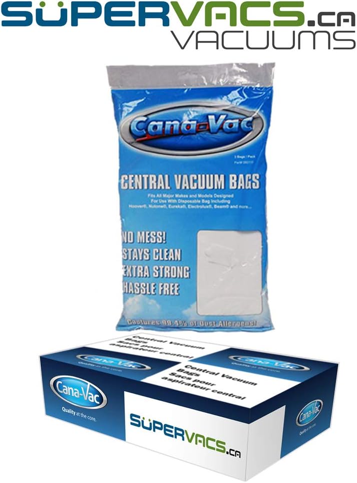 Cana-Vac Allerex Central Vacuum Bags 3 Pack 060115 by Cana-Vac (3 Bags ...