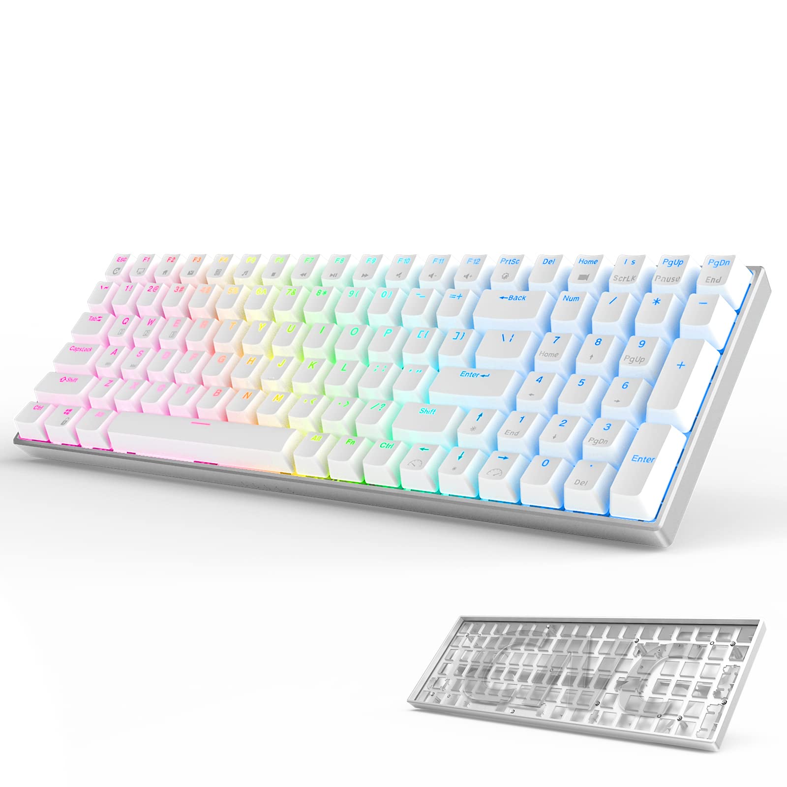Mua RK ROYAL KLUDGE Wireless Mechanical Keyboard RK100 Pro, 2.4G ...