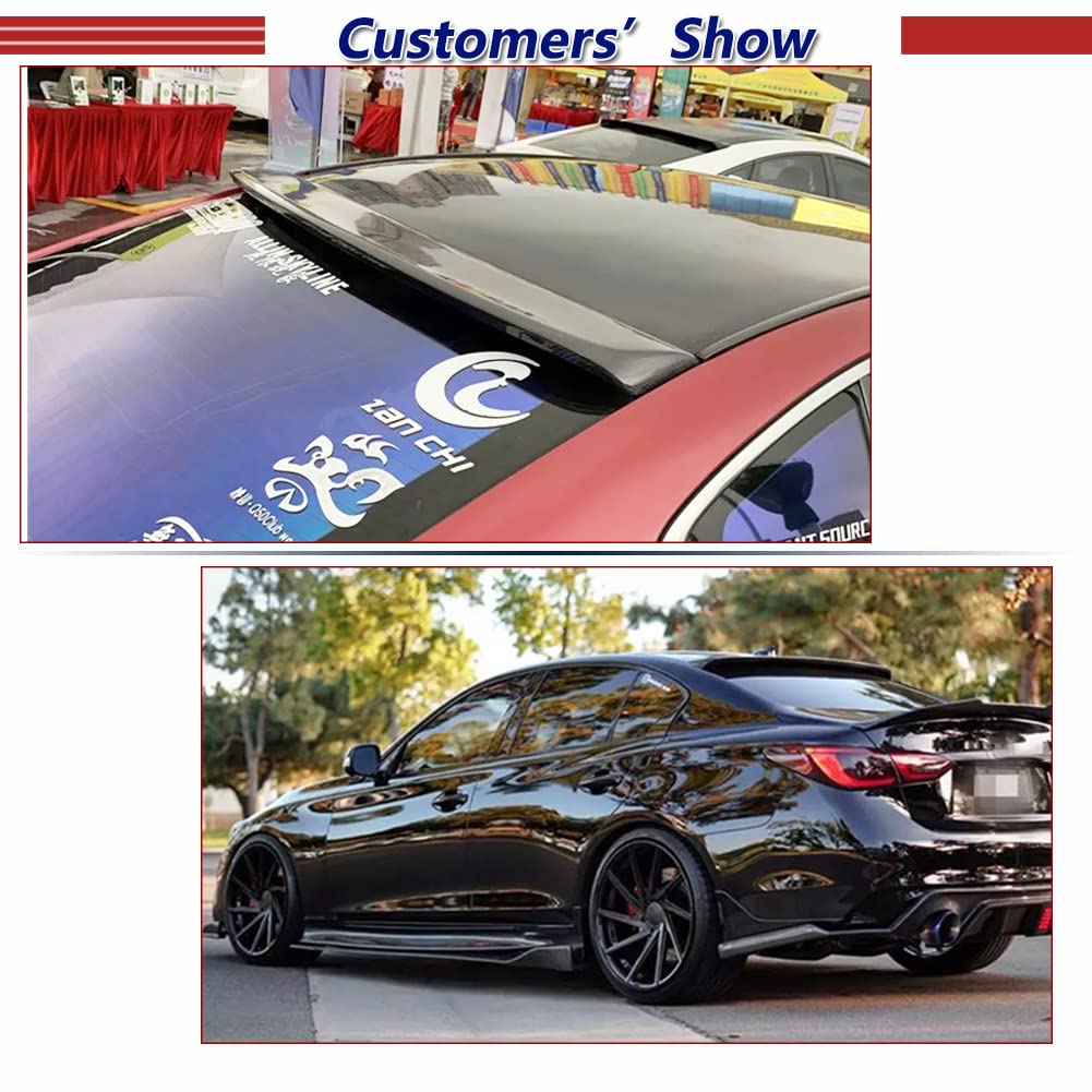Mua Q50 Carbon Fiber Roof Spoiler for Infiniti Q50 Q50s Sedan 2014-2023 ...