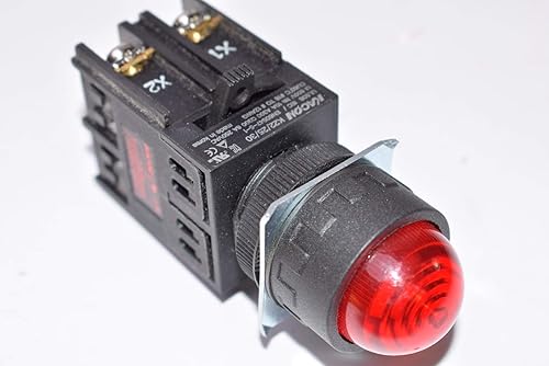 KACON K22/25/30,EN60947-5-1, 220/240VAC, 50/60 Hz Red Pilot Light Contactor, Indicator Light in ...
