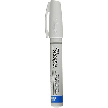 Amazon.com : Sharpie Extra Fine Point Poster Paint Marker, White (35574 ...