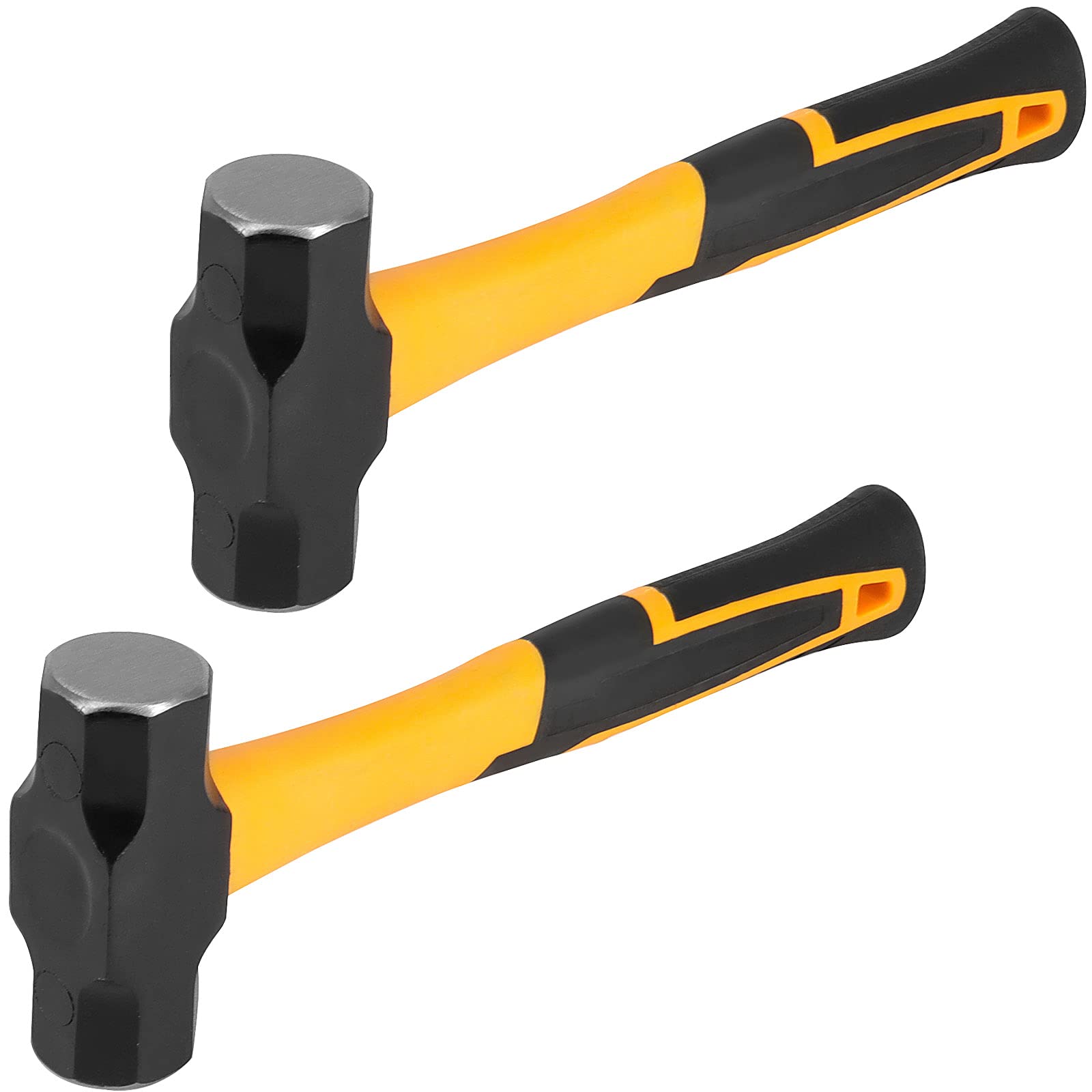 HOIGON 2 Pack 3 Lb Sledge Hammer, 14 Inch Pro-grade Sledge Hammer Tool ...