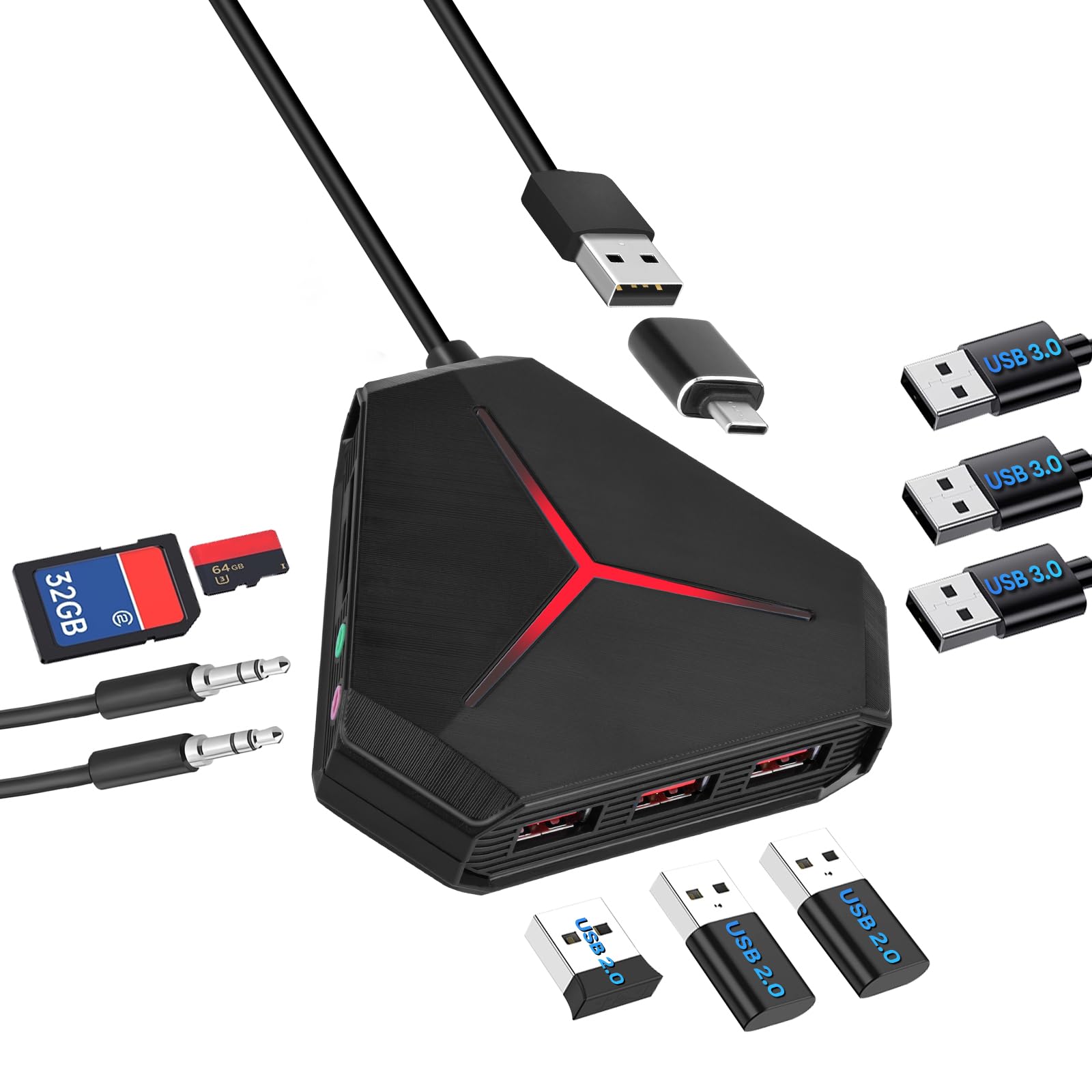 Mua Dmyond USB Hub, 6ort USB 3.0 Hub Splitter, USB Fast Data Hub for ...