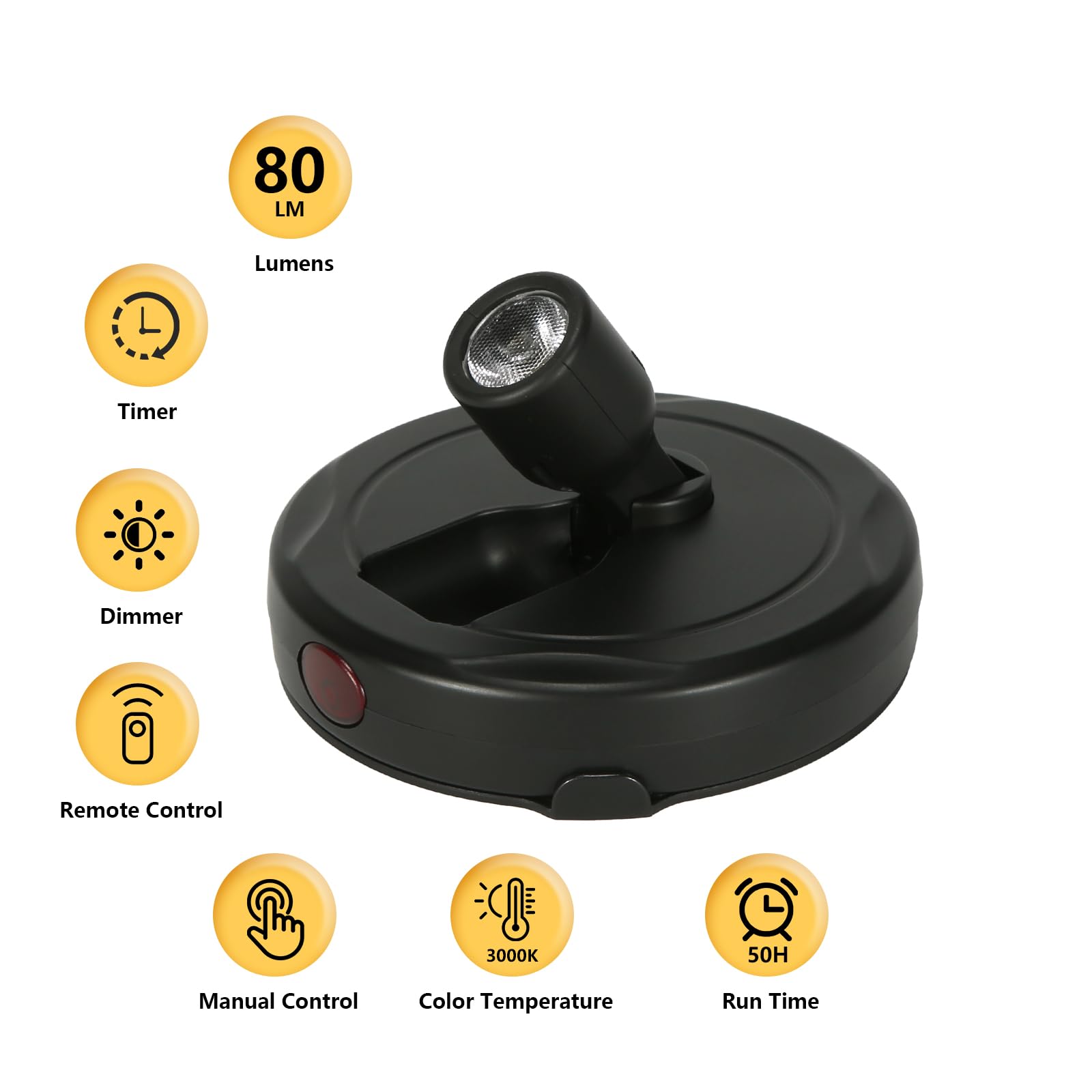 Mua KANESIKI Wireless Spotlight Battery Operated, LED Display Puck ...