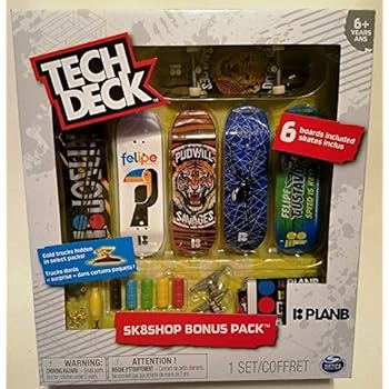 Amazon.com: Tech Deck - 96mm Fingerboards - 4-Pack - Primitive: Toys ...
