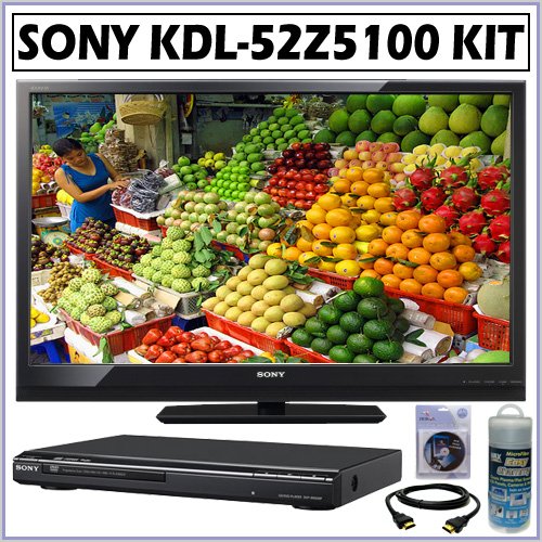 Sony BRAVIA? Z Series KDL-52Z5100 52-Inch 1080p 240Hz LCD HDTV ...