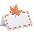 Amazon.com: Gift Boutique 100 Pack Thanksgiving with Fall Maple Leaves ...