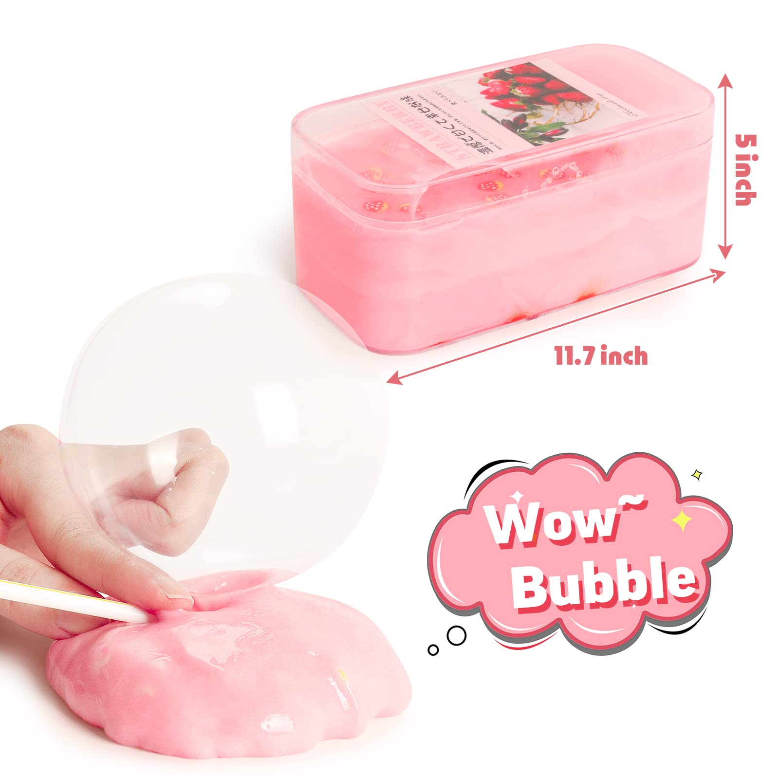 Mua XILYPELY Butter Slime 3 Pack Clear Crystal Putty Slime Kit for ...