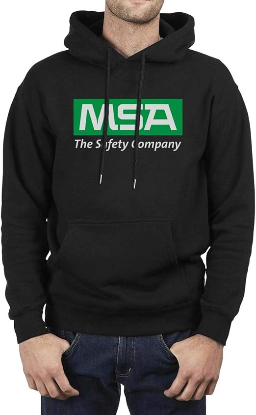 Amazon.com: MSA-Safety-Logo- Hoodies for Mens Fleece Warm Long Sleeve ...