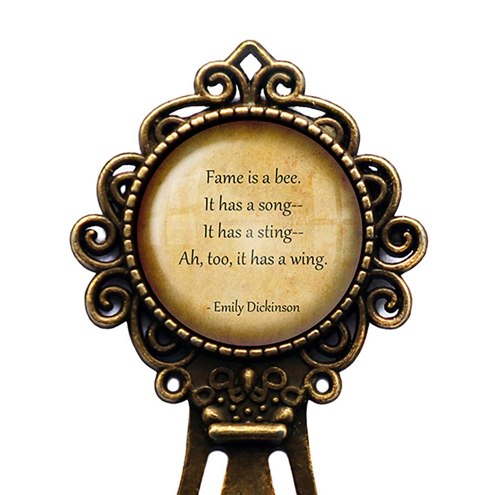Amazon.com: Emily Dickinson Fame is a Bee Song Sting Wing Bookmark ...