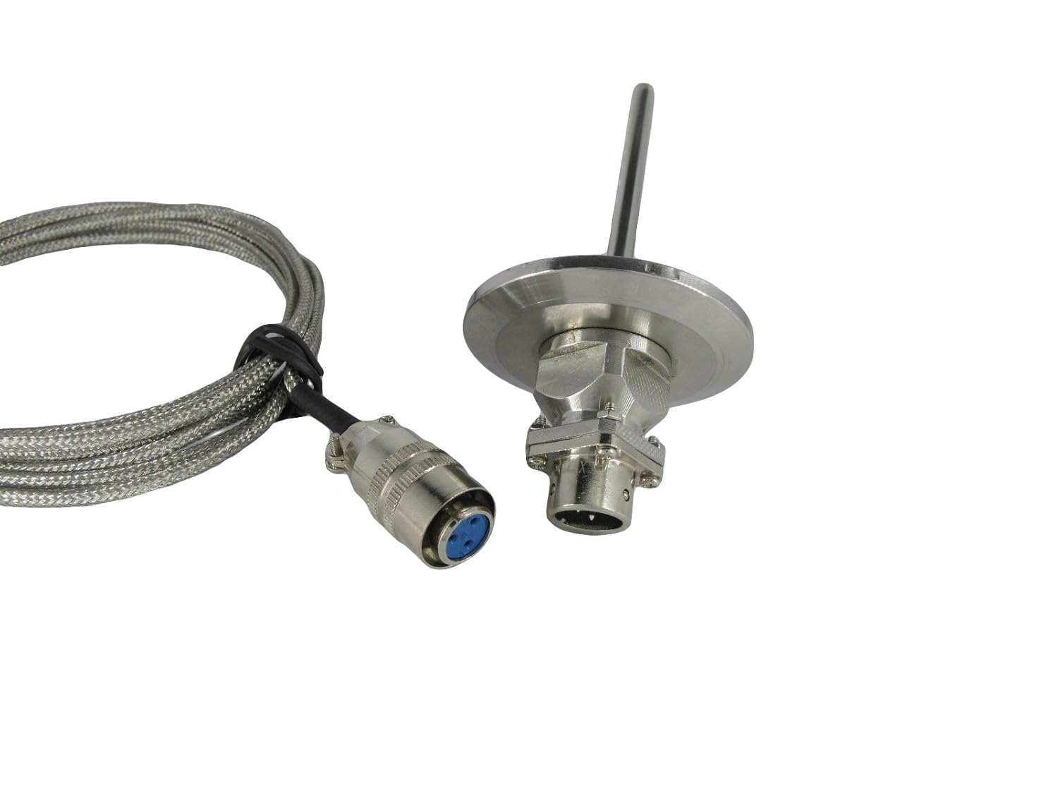 Tri-clamp Waterproof RTD PT100 Temperature Sensors with Telfon Cable & Detachable Connector ...