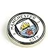 Club Licensed Man City Pin Badge (New Crest) - One Size: Amazon.co.uk ...
