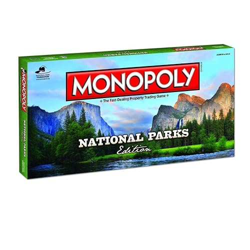 USAOPOLY Monopoly National Parks Edition Board Game | Themed National ...