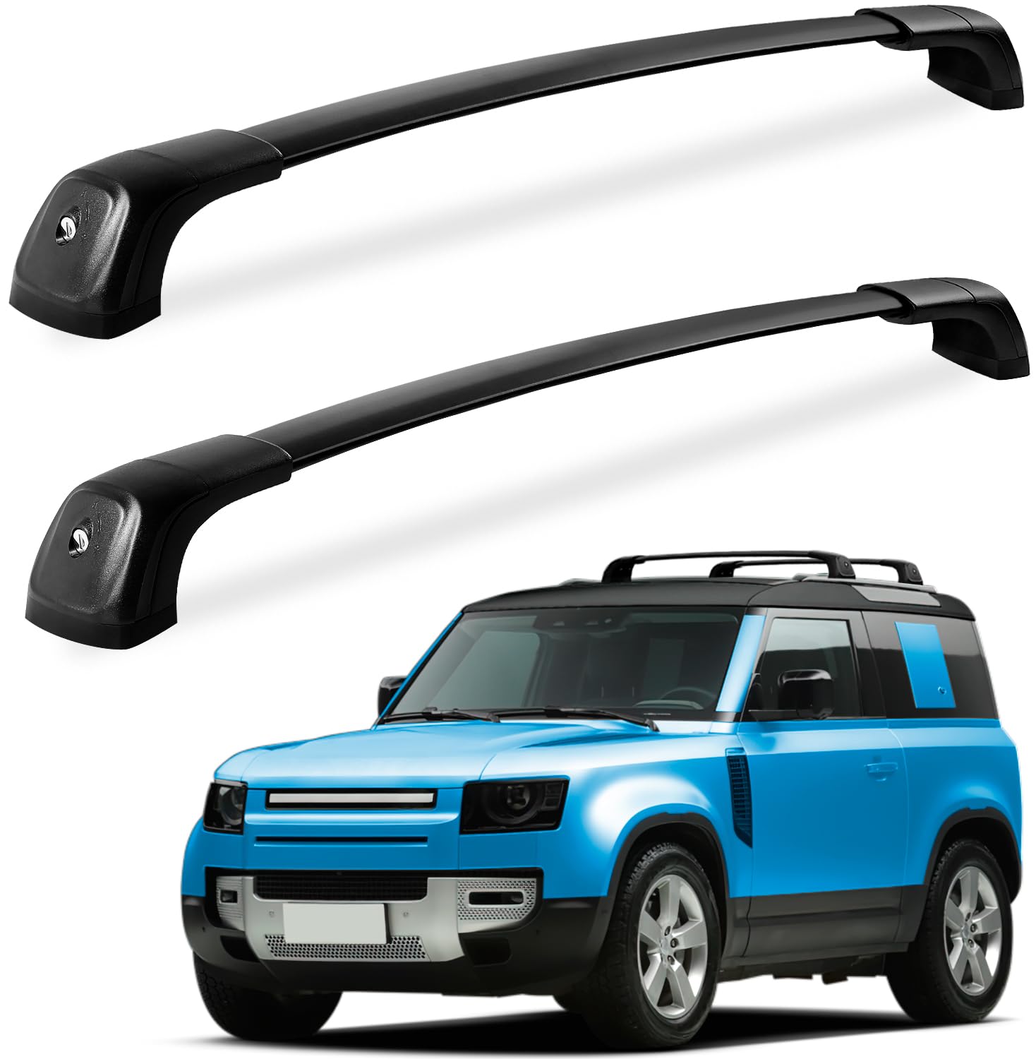 Mua Roof Rack Cross Bars 220lbs Compatible with Land Rover Defender 90 ...