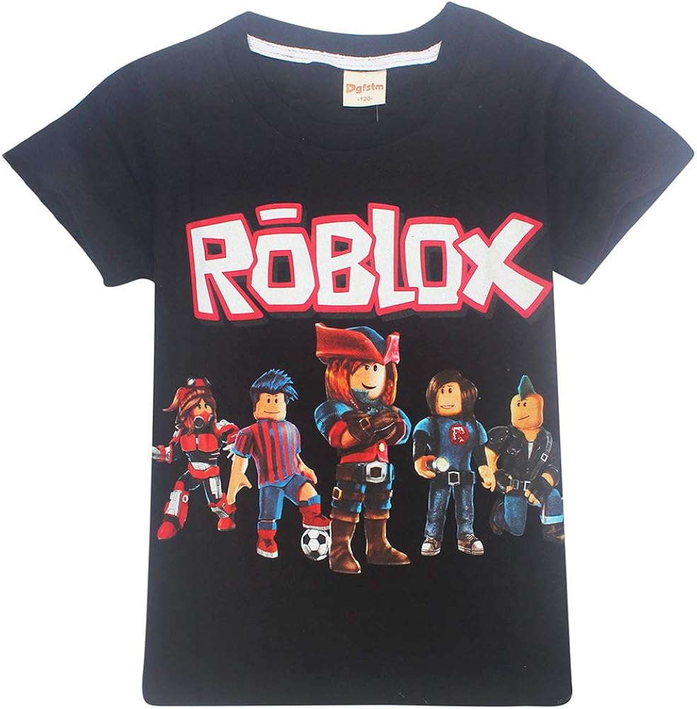 Roblox T-Shirt Kreative Kinderbekleidung Hemden mit kurzen Ärmeln ...