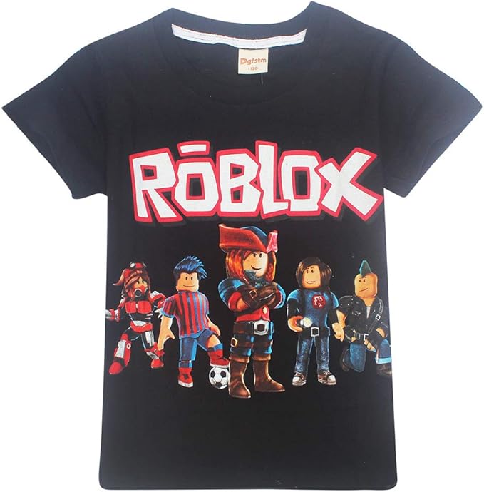 Roblox T-Shirt Kreative Kinderbekleidung Hemden mit kurzen Ärmeln ...