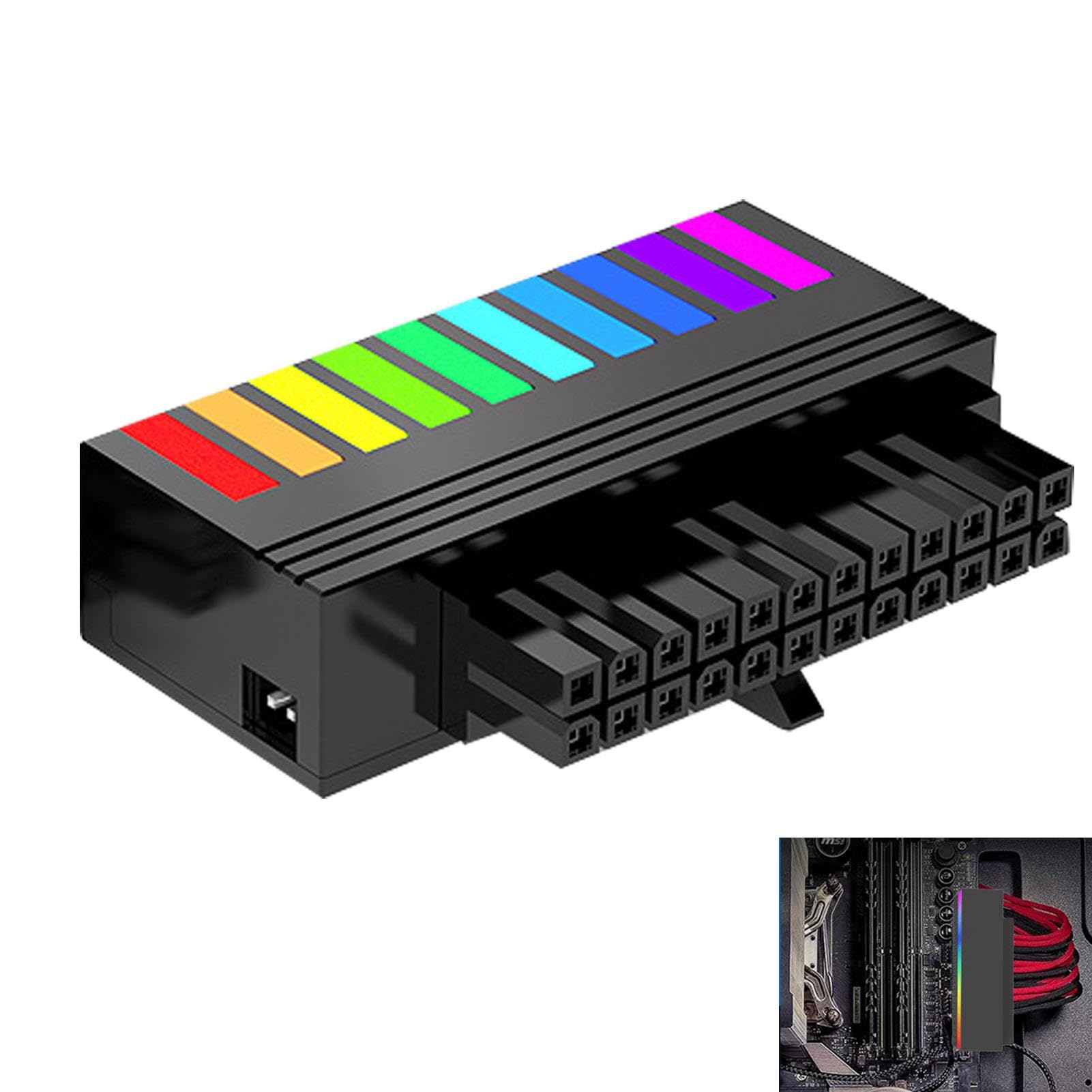 Mua ATX 24 pin ARGB adapter,90 degree ARGB adapter,ARGB power supply ...