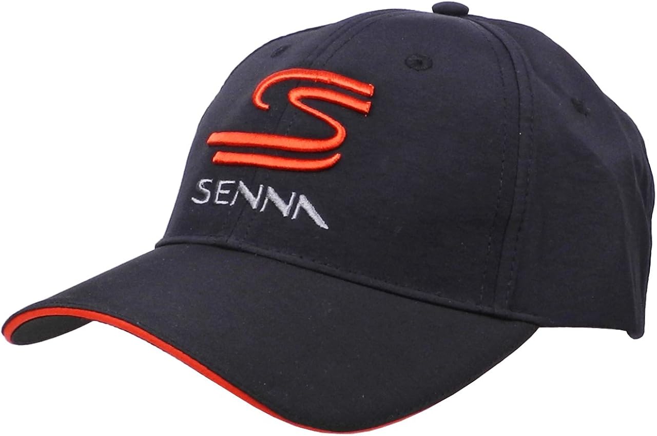Amazon.com : Ayrton Senna Double S Cap Black : Clothing