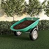 2-Wheeled Garden Wheelbarrow â€œ Large Capacity Rolling Utility Dump ...