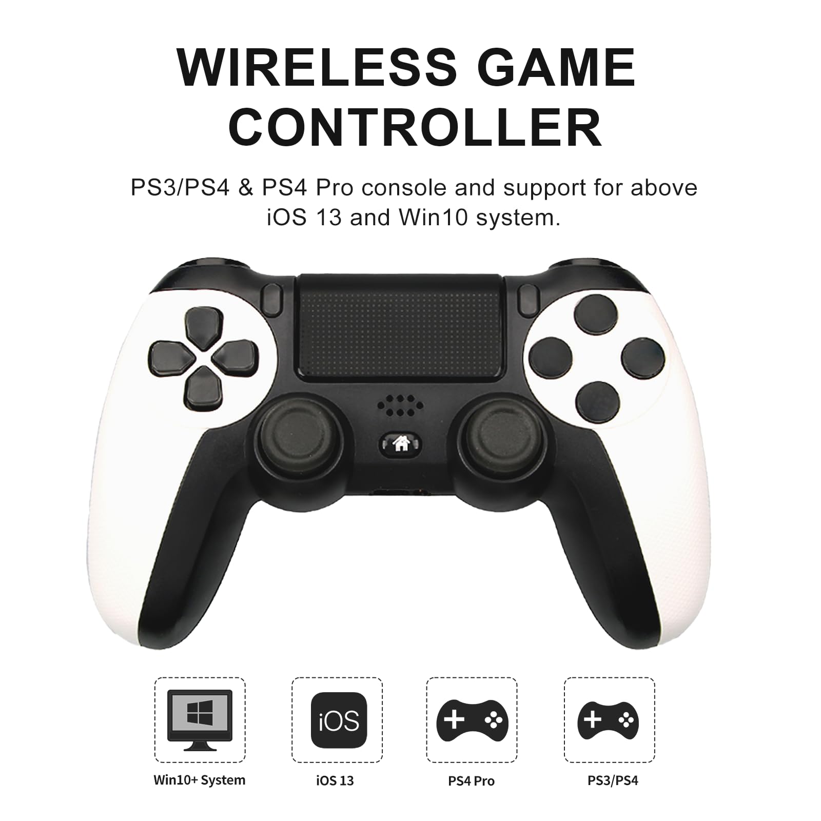 Snail Bear Wireless PS4 Controller, Game Controller Compatible with ...