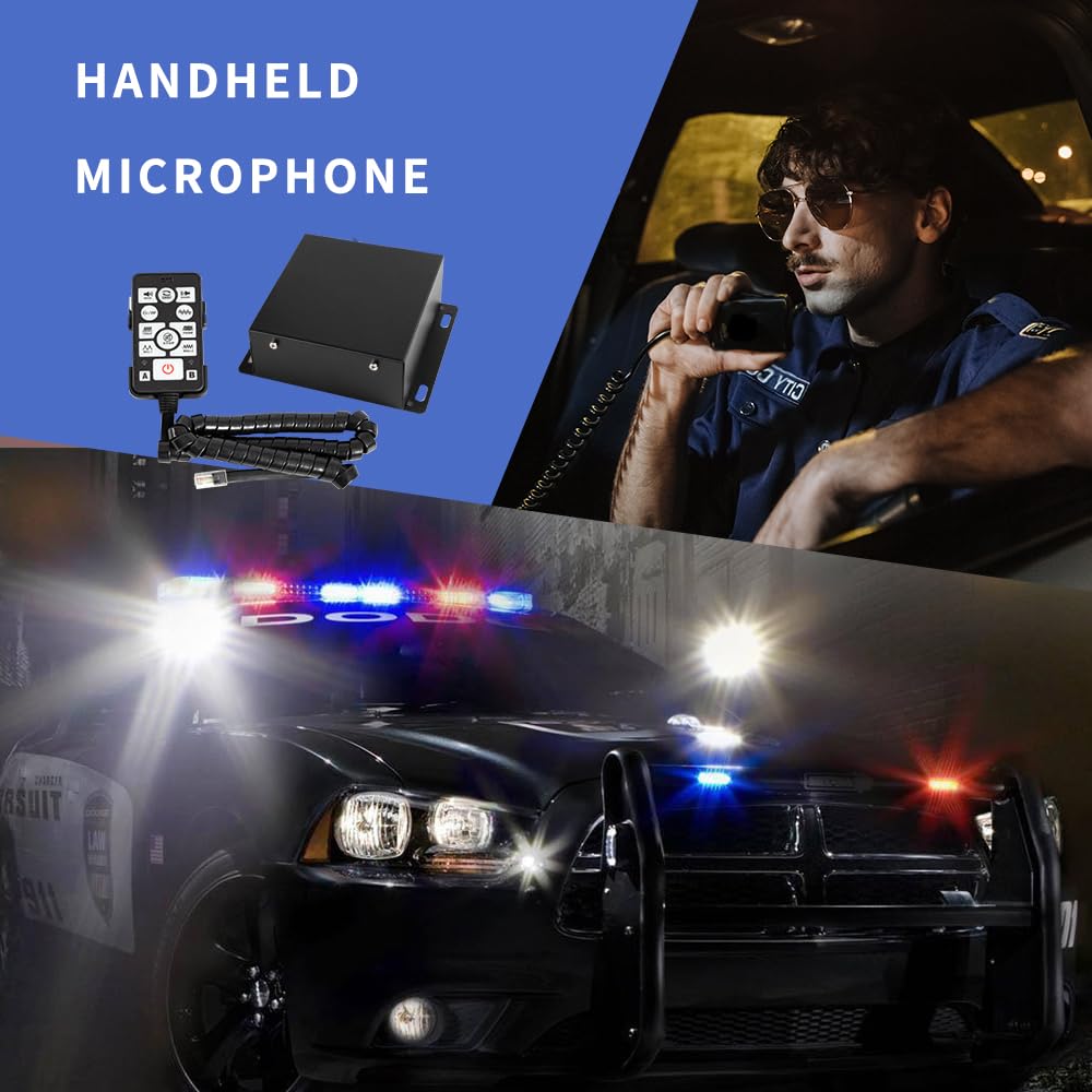 Mua CARVERTON 12V 100W Police Siren PA System [Small Portable Speaker ...