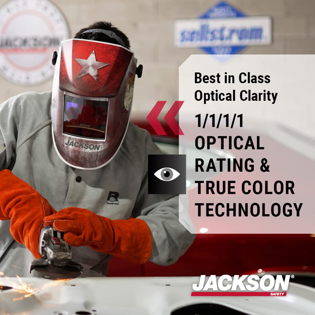 Mua Jackson Safety Premium Graphic Welding Hood with ADF - Ultra ...