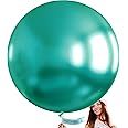 Amazon.com: PartyWoo Metallic Green Balloons 4 pcs 36 Inch Extra Large Big Jumbo Giant Chrome ...