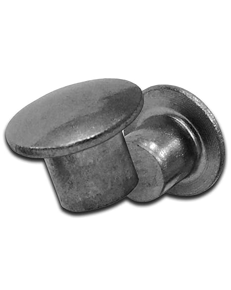 Stainless Steel Rivets Solid Rivets Oval Head Rivet 100 Pcs 3/32"X1/4 ...