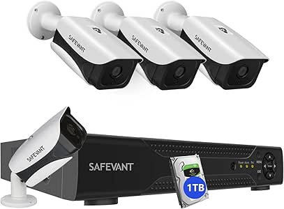 Amazon.com : [2020 New] Home Security Camera System with 1TB Hard Drive ...
